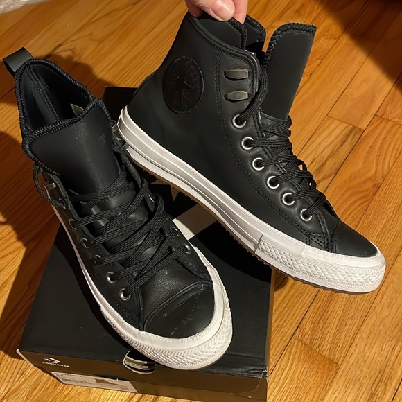 Converse | Shoes | Converse Chuck Taylor All Star Waterproof Leather ...